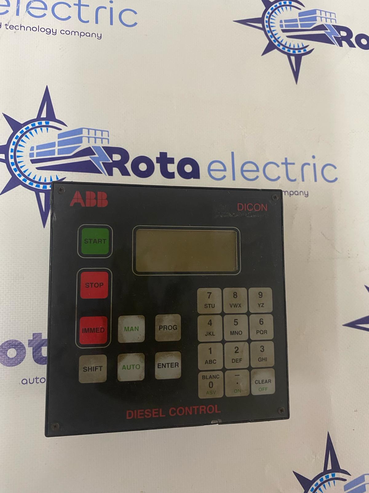 ABB DIESEL CONTROL PANEL - Rota Electric Automation And Technology Company